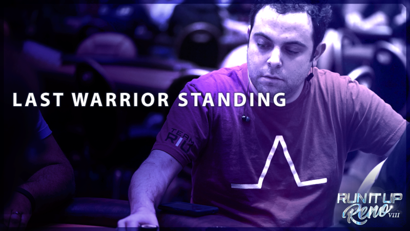 Last Warrior Standing Drawing – Run It Up Reno VIII – Run It Up